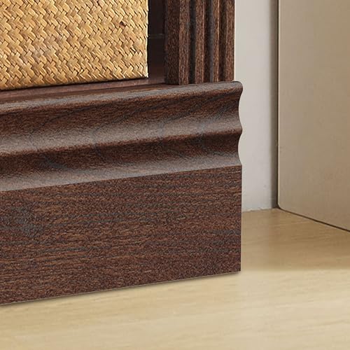 JAHRSTIM Multi-Depth Bookshelves and Bookcase Floor Standing 5 Tier Display Shelves Organizer and Storage, 72in Tall Bookshelf for Home Office, Living Room, Bed Room, Kitchen, Dark Cherry