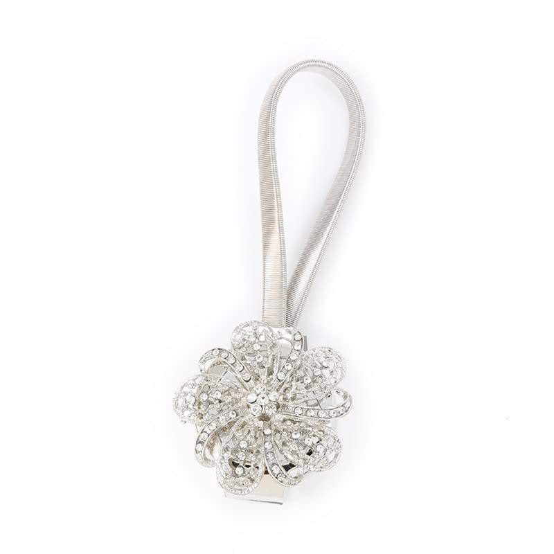 Pearl Magnetic Curtain Tieback Magnet Window Screening Clip Living Room Accessories Elegant Curtains Buckle Tie Backs Holder (Color : Small, Size : As Show)