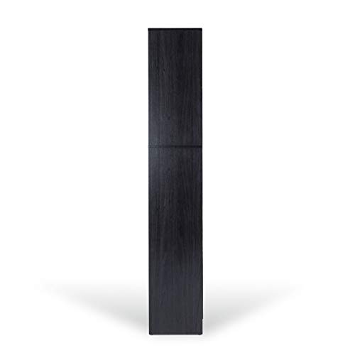 Atlantic Oskar 5-Shelf Multipurposed Bookcase & Storage Cabinet, PN 38408139, in Espresso
