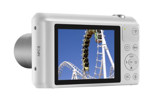 Samsung WB35F 16.2MP Smart WiFi & NFC Digital Camera with 12x Optical Zoom and 2.7" LCD (White)