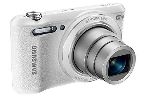 Samsung WB35F 16.2MP Smart WiFi & NFC Digital Camera with 12x Optical Zoom and 2.7" LCD (White)