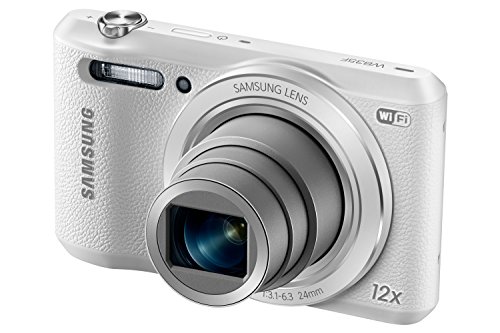 Samsung WB35F 16.2MP Smart WiFi & NFC Digital Camera with 12x Optical Zoom and 2.7" LCD (White)