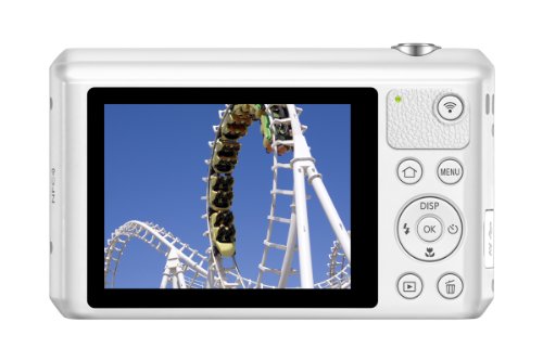 Samsung WB35F 16.2MP Smart WiFi & NFC Digital Camera with 12x Optical Zoom and 2.7" LCD (White)