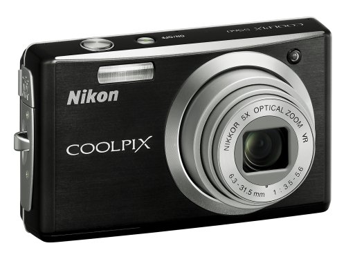 Nikon Coolpix S560 10MP Digital Camera with 5x Optical Vibration Reduction (VR) Zoom with 2.7 inch LCD (Graphite Black)
