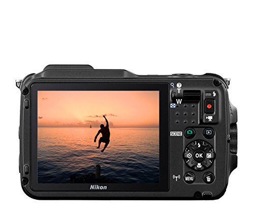 Nikon COOLPIX AW120 16 MP Wi-Fi and Waterproof Digital Camera with GPS and Full HD 1080p Video (Orange) (Discontinued by Manufacturer)