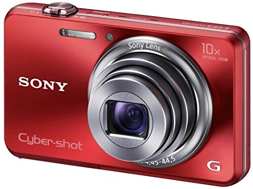 Sony Cyber-shot DSC-WX150 18.2 MP Exmor R CMOS Digital Camera with 10x Optical Zoom and 3.0-inch LCD (Red) (2012 Model)