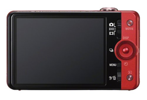 Sony Cyber-shot DSC-WX150 18.2 MP Exmor R CMOS Digital Camera with 10x Optical Zoom and 3.0-inch LCD (Red) (2012 Model)