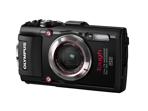 Olympus TG-3 Waterproof 16 MP Digital Camera (Black) - International Version (No Warranty)