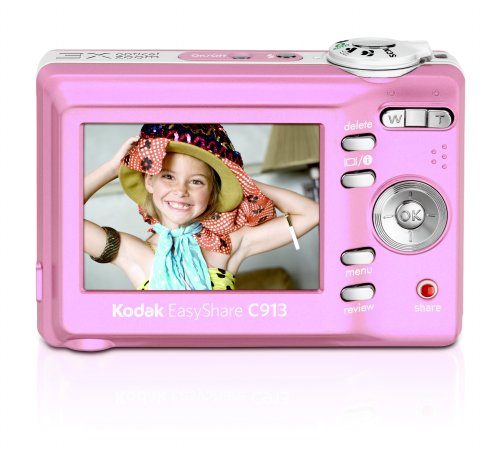 Kodak Easyshare C913 9.2 MP Digital Camera with 3xOptical Zoom (Pink)