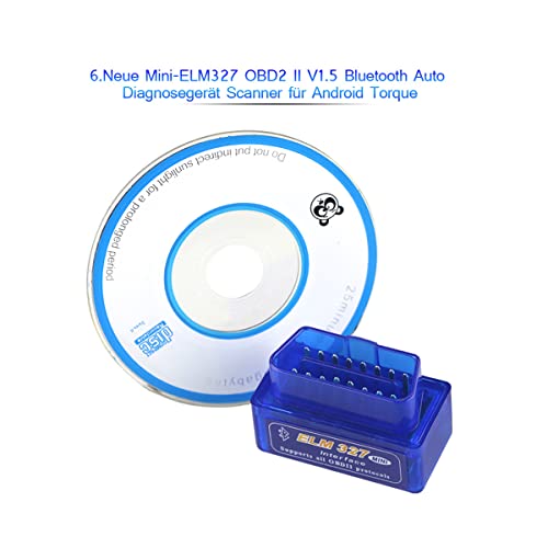 JOYING ELM 327 V2.1 Bluetooth Vehicle Diagnostic Tool OBD2 OBD-II ELM327 Car Interface Scanner Works On Android