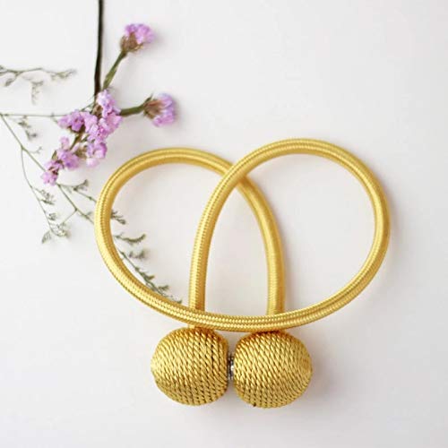 JJZXD 1Pc Magnetic Curtain Tieback Buckle Strap Holdbacks Magnet Clip for Curtain Rod Tie Backs Hanging Belts Rope Accessoires (Color : B)