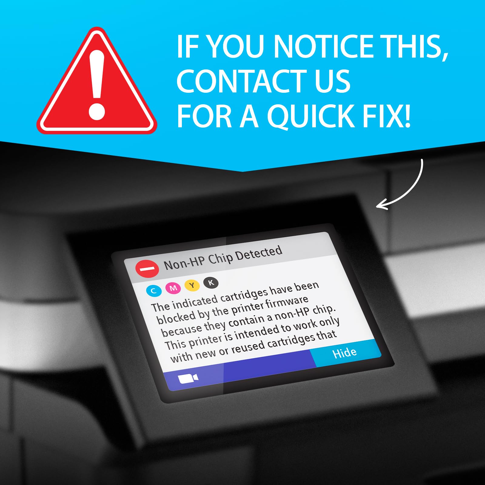 Smart Ink Compatible Ink Cartridge Replacement for HP 902 XL 902XL (C/M/Y Combo Pack) Advanced Chip Technology to use with Officejet Pro 6978 6968 6974 6975 6960 Officejet 6951 6954 6956 6958 Printers