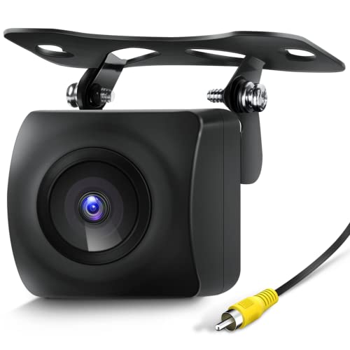 AHD Backup Camera for Car, Rearview Reversing Camera HD Night Version Waterproof, Upgraded 1080P Wide Angle Rear View Camera for Universal Car SUV RV