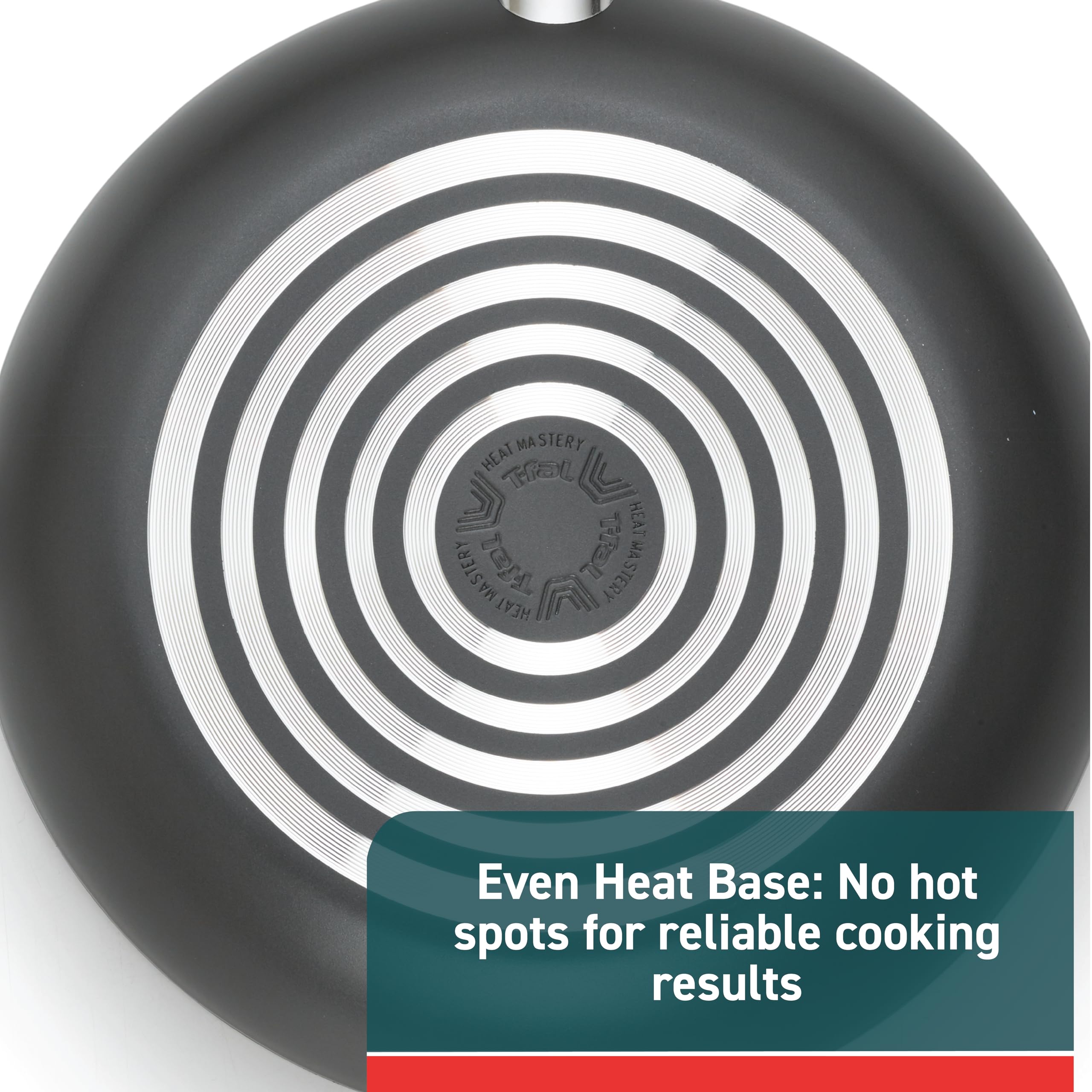 T-fal Initiatives Nonstick Fry Pan Cookware Set, 2-Piece, Black