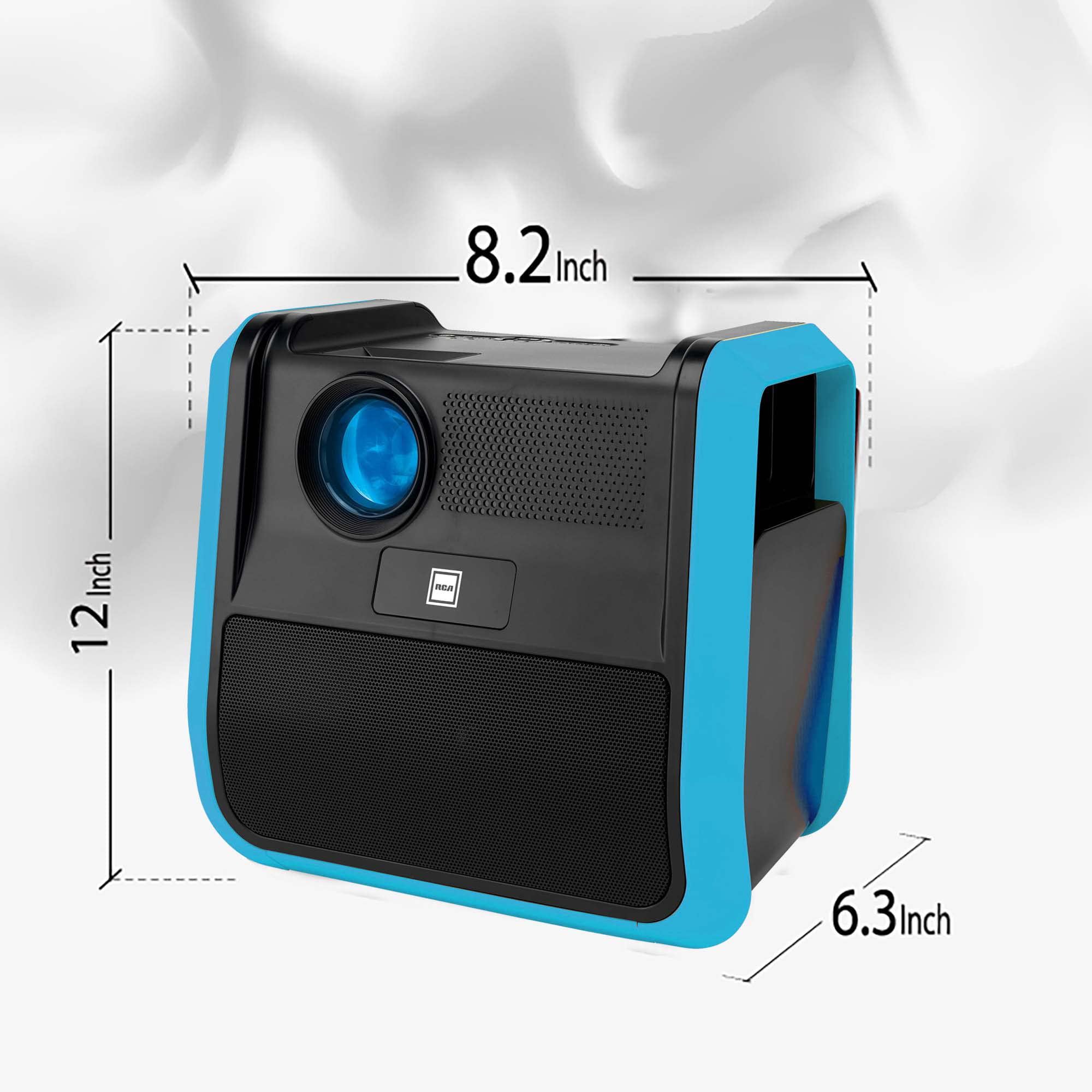 RCA - RPJ060 Portable Projector Home Theater Entertainment System, Long Lasting Battery - 2.5 Hours per Charge - Outdoor, Rechargeable, Speakers - Enjoy Without Any Cable on The go - Phone/Stick/PC