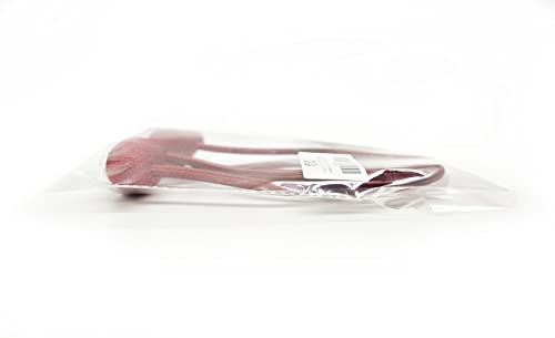 TECVINCI Magnetic Curtain Tiebacks with Upgrade Larger Magnet, 2 Pack 16 Inch Drapery Holdbacks for Indoor & Outdoor Curtain - Burgundy