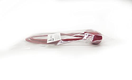 TECVINCI Magnetic Curtain Tiebacks with Upgrade Larger Magnet, 2 Pack 16 Inch Drapery Holdbacks for Indoor & Outdoor Curtain - Burgundy