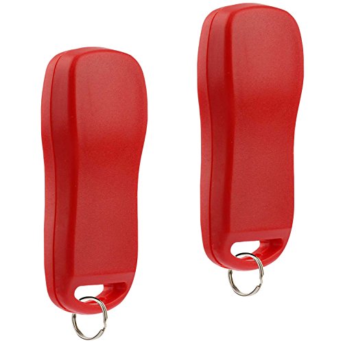 Key Fob Keyless Entry Remote fits Nissan Frontier Armada Murano Pathfinder Quest Sentra Titan Versa Xterra/Infiniti QX4 FX35 FX45 (KBRASTU15 Red), Set of 2