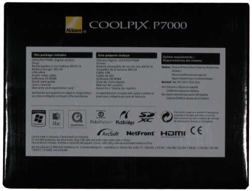 Nikon Coolpix P7000 10.1 MP Digital Camera with 7.1x Wide Zoom-Nikkor ED Lens and 3-Inch LCD