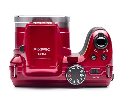 Kodak 16 Astro Zoom AZ362 with 3" LCD, Red (AZ362-RD)