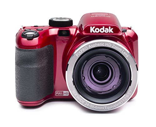 Kodak 16 Astro Zoom AZ362 with 3" LCD, Red (AZ362-RD)