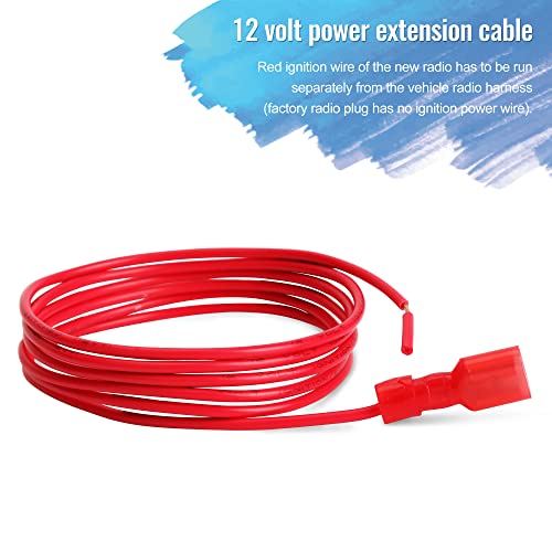 BASIKER Car Radio Aftermarket Wiring Harness Fit for Some Dodge Jeep Chrysler Vehicles Replacement Stereo Antenna Adapterā¦