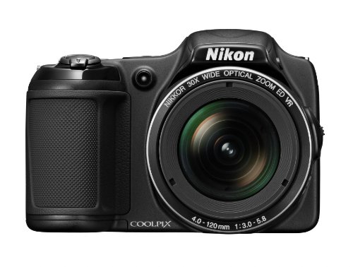Nikon COOLPIX L820 16 MP CMOS Digital Camera with 30x Zoom Lens and Full HD 1080p Video (Black) (OLD MODEL)