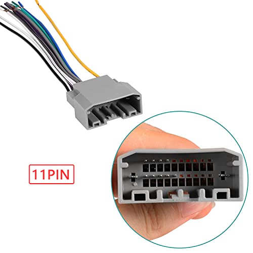 BASIKER Car Radio Aftermarket Wiring Harness Fit for Some Dodge Jeep Chrysler Vehicles Replacement Stereo Antenna Adapterā¦