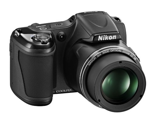 Nikon COOLPIX L820 16 MP CMOS Digital Camera with 30x Zoom Lens and Full HD 1080p Video (Black) (OLD MODEL)