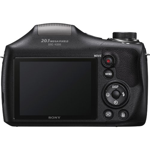 Sony Cyber-Shot DSC-H300 Digital Camera with 32GB Card + Batteries & Charger + Case + Tripod Kit