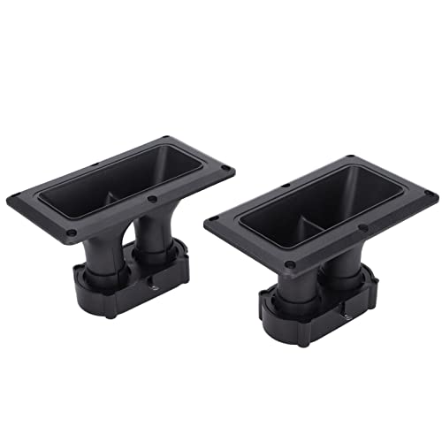 Horn Tweeter 75-150 Watts Dual Drive Ceramic High Sensitivity Piezoelectric Speaker Horn, 2 Piece