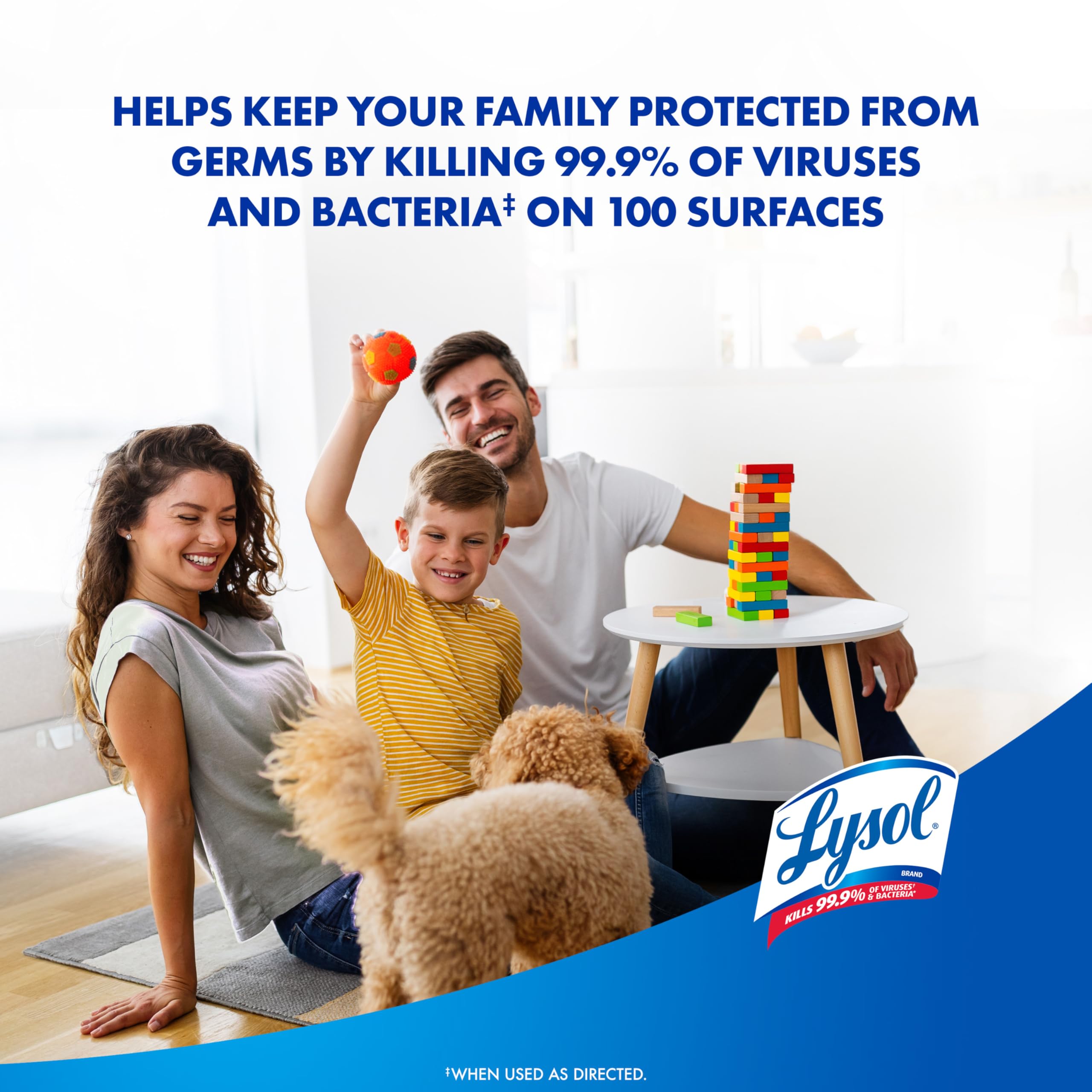 Lysol Disinfectant Spray, Sanitizing and Antibacterial Spray, For Disinfecting and Deodorizing, Early Morning Breeze, 19 Fl Oz, (Packaging May Vary)