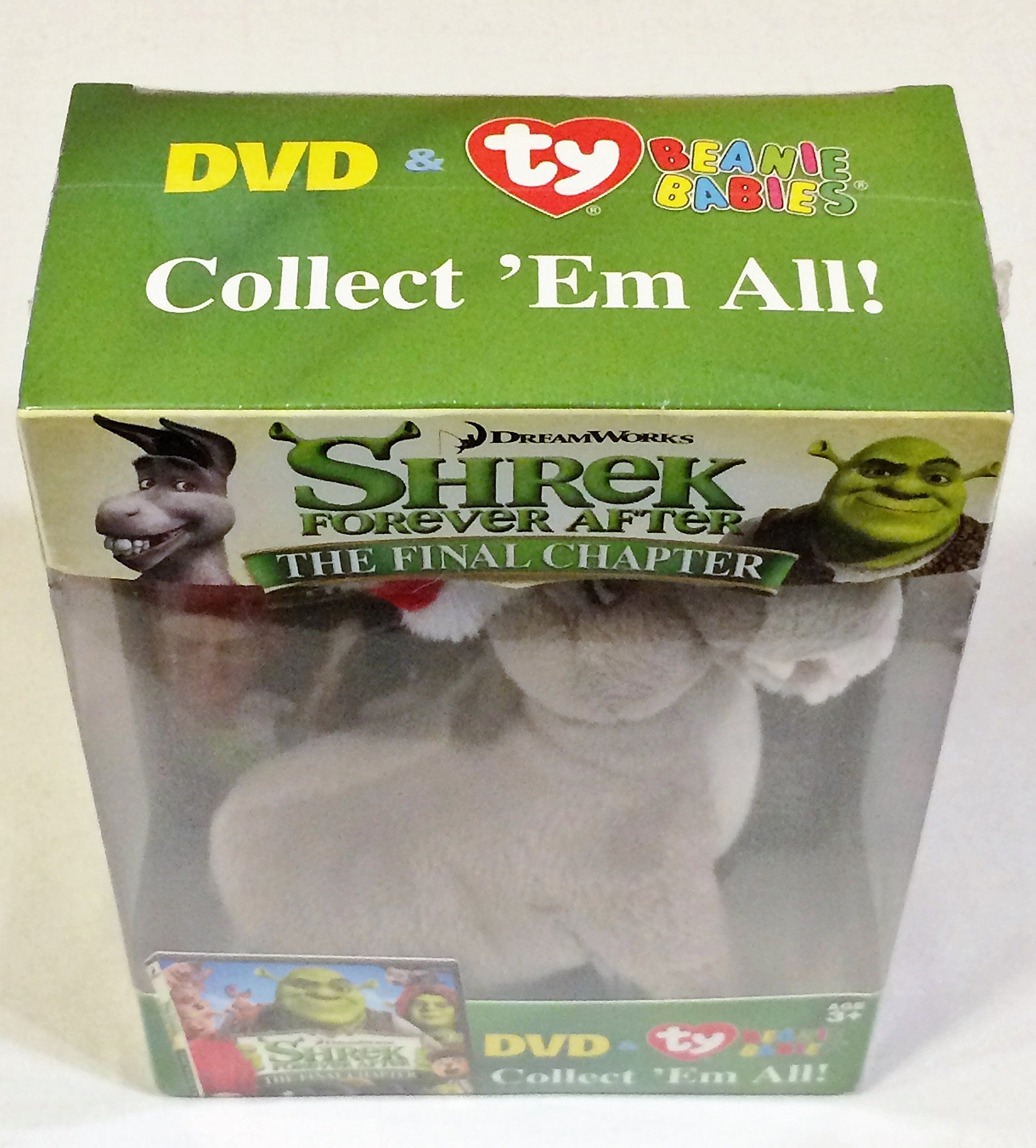 Shrek Forever After DVD + TY Beanie Baby (Donkey)