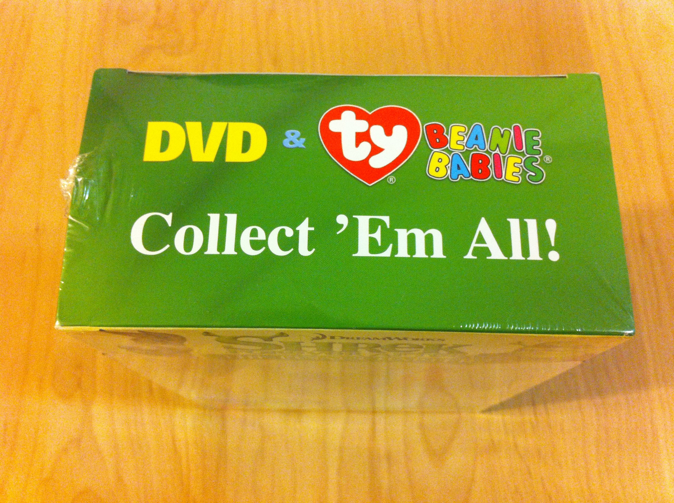 Shrek Forever After DVD + TY Beanie Baby (Gingerbread man)