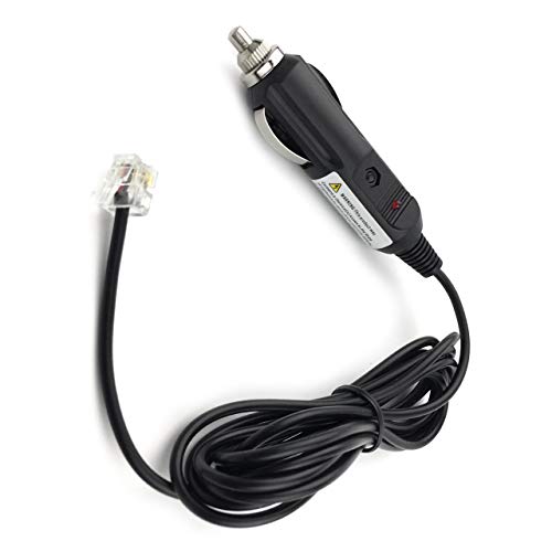 Radar Detector DC Vehicle Power Cord for Escort Valentine One V1 Beltronics Uniden and More, Escort Passport 9500ix 9500i 8500x50 Solo S2 S3 Radar Detectors Replacement Power Adapter (6 ft Cable)
