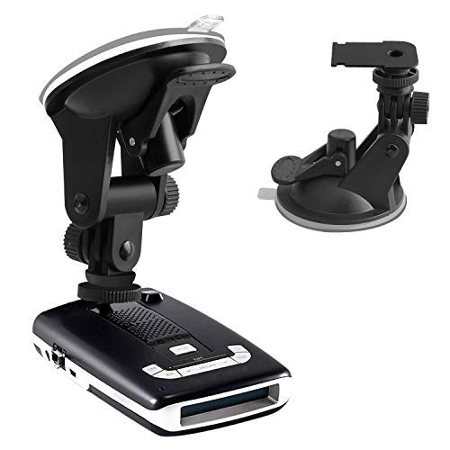 YiePhiot Suction Cup Radar Detector Mount, Windshield & Dashboard Radar Holder Compatible with Escort Max / Max2 / Max360 Radar (Not Compatible with MAX360C Magnetic Cradle Radar)