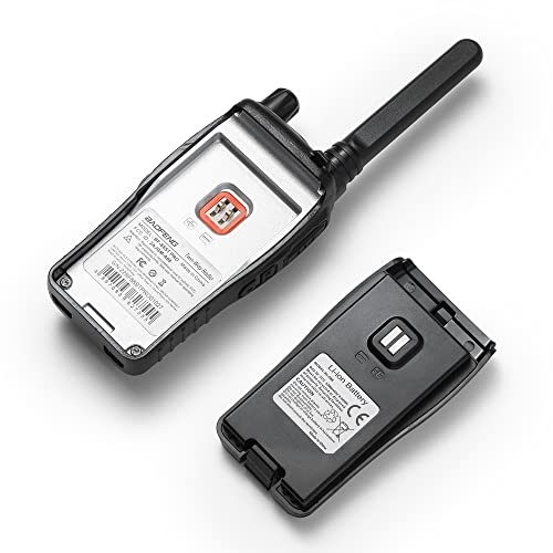 BAOFENG Walkie Talkies for Adults, Long Range Rechargeable Walky Talky BF-88ST Pro NOAA VOX Dual Watch, with Desktop Charger and Earpieces (3 Pack)