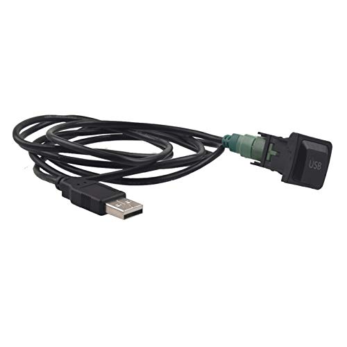 FANGSHUILIN DIY Car USB Adapter Audio USB Cable Switch Fit for Volkswagen Fit for VW Golf MK5 MK6 VI 5 6 Jetta CC Tiguan Passat B6