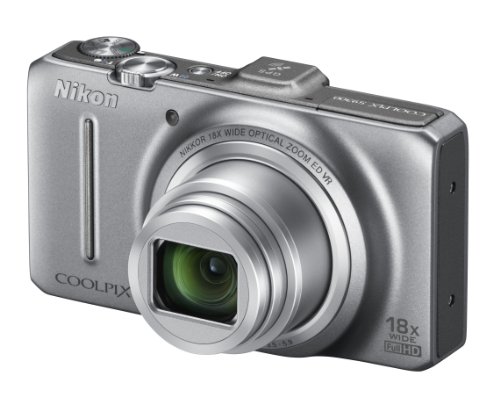 Nikon Coolpix S9300 16.0 MP Digital Camera - Silver