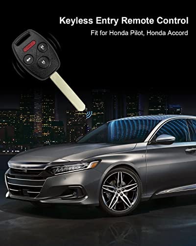 Car Key Fob Replacement Keyless Entry Remote Control Fits for Honda Pilot 2009 2010 2011 2012 2013 2014 2015/ Accord Sedan 2008-2012 Replace KR55WK49308 35118-TA0-A00