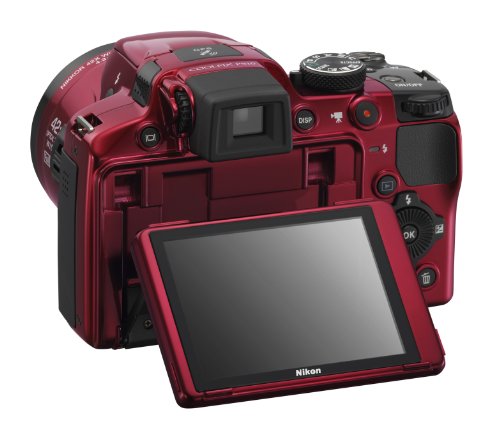 Nikon COOLPIX P510 16.1 MP CMOS Digital Camera with 42x Zoom NIKKOR ED Glass Lens and GPS Record Location (Red)