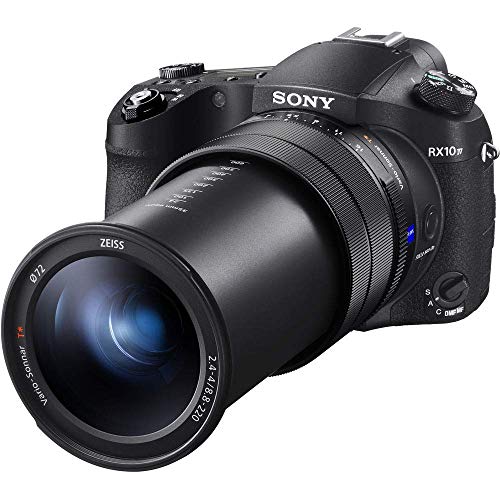 Sony Cyber-Shot DSC-RX10 IV Camera DSCRX10M4/B with Soft Bag, Tripod, 2X Extra Batteries, LED Light, 2X 64GB Memory Card, Card Reader, Plus Essential Accessories