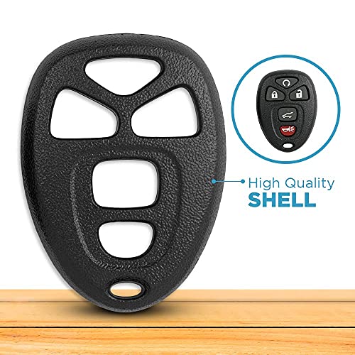 Keyless2Go Replacement for New Shell Case and 5 Button Pad for Remote Key Fob with FCC OUC60270 - Shell ONLY