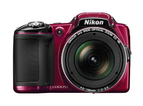 Nikon COOLPIX L830 16 MP CMOS Digital Camera with 34x Zoom NIKKOR Lens and Full 1080p HD Video