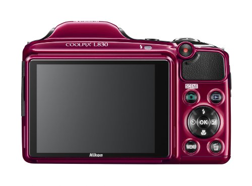 Nikon COOLPIX L830 16 MP CMOS Digital Camera with 34x Zoom NIKKOR Lens and Full 1080p HD Video