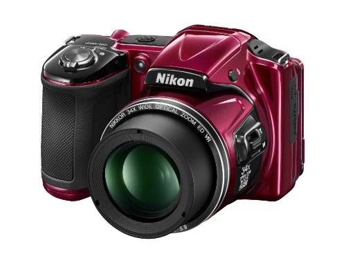 Nikon COOLPIX L830 16 MP CMOS Digital Camera with 34x Zoom NIKKOR Lens and Full 1080p HD Video