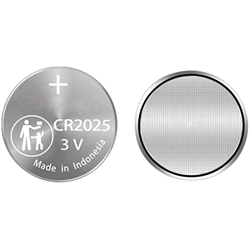 (2 Pack) CR2025 2025 Remote Key FOB Battery OEM 2009-2020 Replacement for Toyota Mazda 3 6 CX-3 CX-5 CX-9 MX-5 Miata Yaris IA Scion Smart KR55WK49383, WAZX1T768SKE11A03, A04 – (W. Instructions)