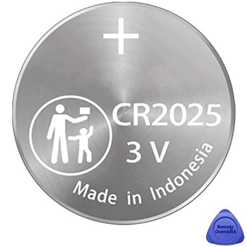 (2 Pack) CR2025 2025 Remote Key FOB Battery OEM 2009-2020 Replacement for Toyota Mazda 3 6 CX-3 CX-5 CX-9 MX-5 Miata Yaris IA Scion Smart KR55WK49383, WAZX1T768SKE11A03, A04 – (W. Instructions)