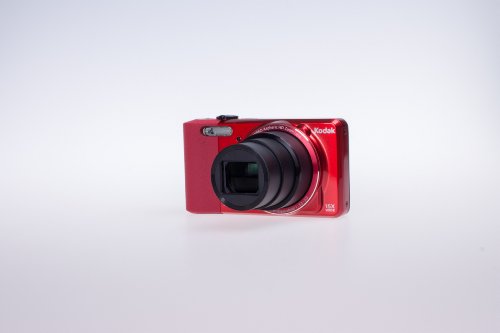 Kodak PixPro Friendly Zoom FZ151 Digital Camera, 16MP, 15x Optical/6x Digital Zoom, 3" LCD Display, HD 720p Video, AV-Out/USB 2.0, Red