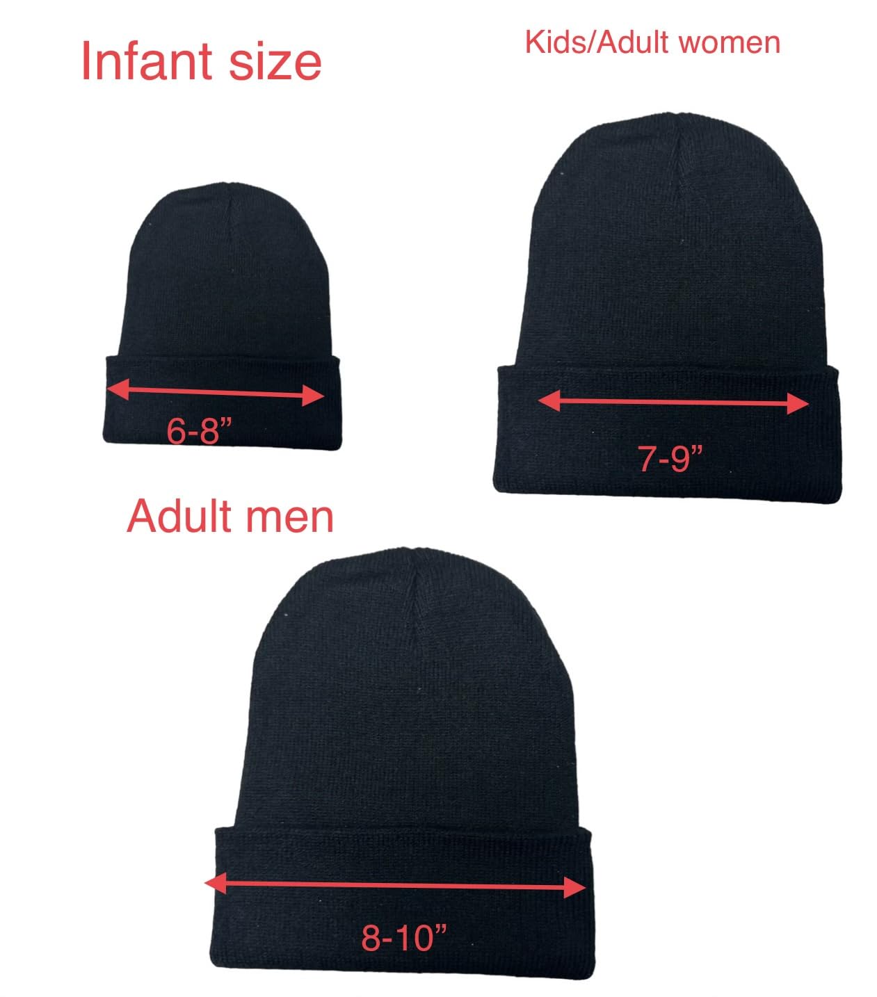 Silva lining designing Winter hat Beanie Matching Beanie Kids hat Personalized Beanie Personalized Winter hat (Infant(0-2yo), Black)